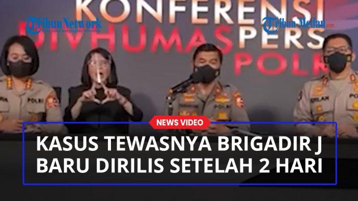 Kenapa Kasus Tewasnya Brigadir J Baru Dirilis Setelah 2 Hari? Ini Penjelasan Polri - Tribun ...