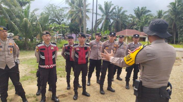 Polres Palas Gelar Apel Pengamanan Kampanye Terbatas Paslon 01 di Desa ...