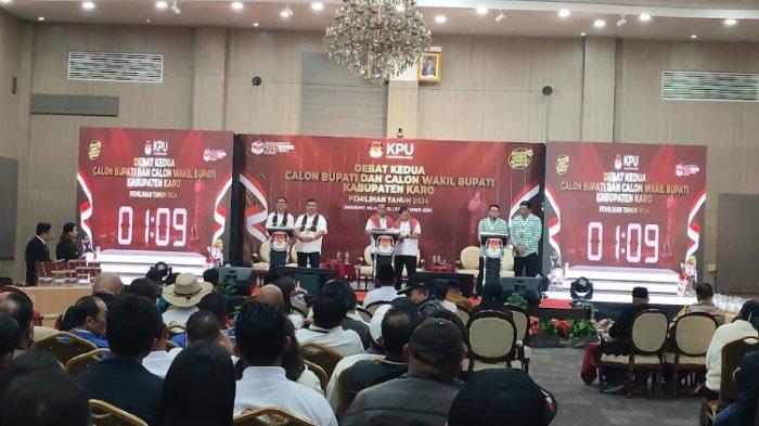 KPUD Karo Gelar Debat Publik Ketiga Malam Ini, Ini Tema yang akan Dihadapi Ketiga Paslon ...