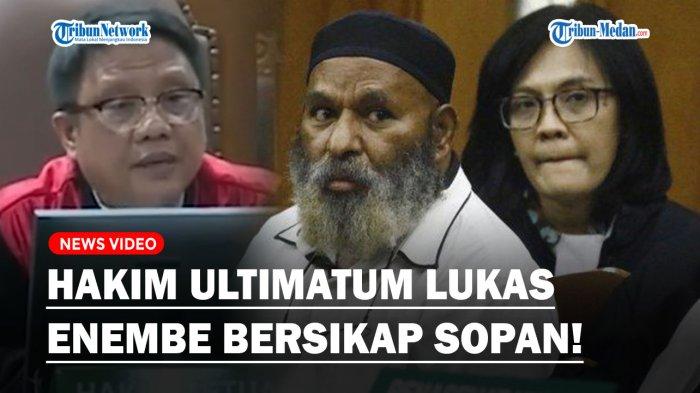 TEGAS! Hakim Ultimatum Lukas Enembe untuk Bersikap Sopan di Persidangan ...