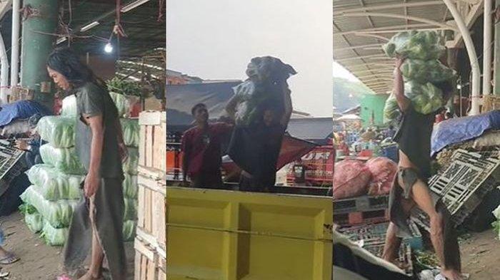 Kisah ODGJ Jadi Kuli Panggul di Pasar, Semangat Kerja dengan Pakaian ...