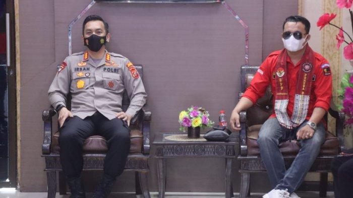 Kapolresta Deliserdang Sambut Hangat Audensi Pemuda Batak Bersatu - Tribun-medan.com