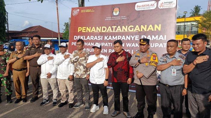 Komitmen Sukseskan Pilkada 2024, Rutan Sibuhuan Hadiri Deklarasi Kampanye Damai - Tribun-medan.com