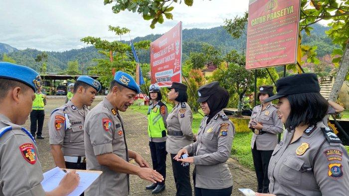 Polres Tapteng Laksanakan Gaktiblin Terhadap Personel Polwan Tribun
