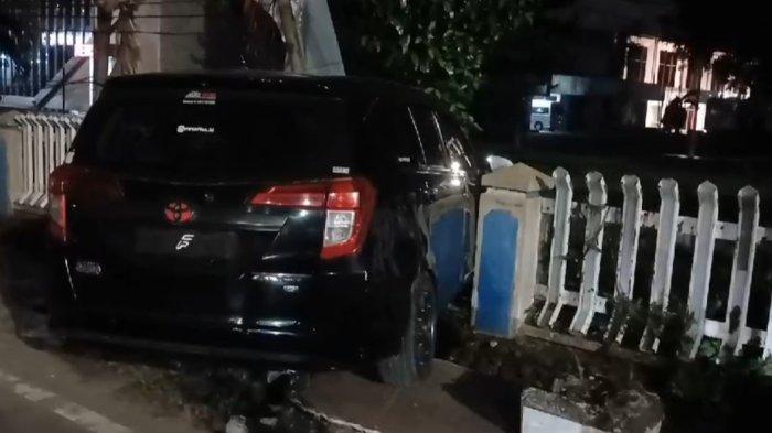 KRONOLOGI Sejoli Pengendara Mobil Tabrak Pagar Kantor TVRI, Diduga Mabuk dan Takut Ditilang ...