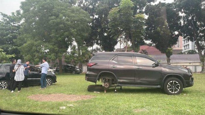 GAWAT, Ban Mobil Fortuner Digondol Maling di Parkiran RS Adam Malik, Polsek Medan Tuntungan ...
