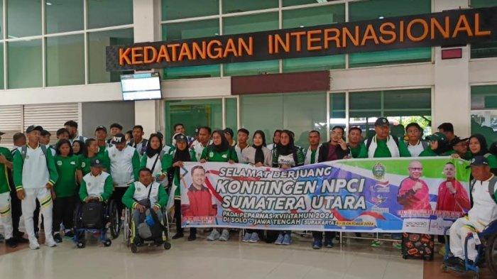 Jelang Peparnas 2024, Provinsi Sumut Menjadi Peserta Pertama yang Tiba di Solo - Tribun-medan.com