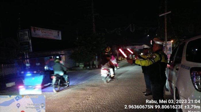 Cegah Balap Liar, Satlantas Polres Tanjungbalai Lakukan KRYD - Tribun-medan.com