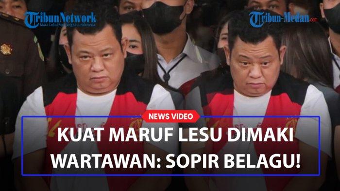 Kuat Maruf Kena Mental Dimaki Wartawan Tertunduk Lesu Pasang Muka