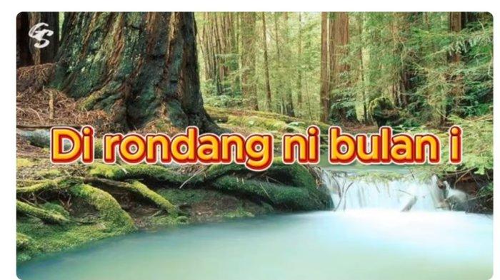Lirik Lagu Batak Di Rondang Ni Bulan I yang Dipopulerkan oleh Gerand P ...