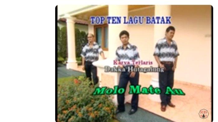 Arti dan Lirik Lagu Batak Molo Mate Au yang Dipopulerkan Trio Relasi - Tribun-medan.com