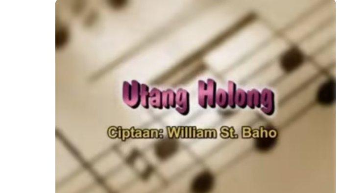 Lirik Lagu Batak Utang Holong yang Dipopulerkan Romyana Sihotang - Halaman all - Tribun-medan.com