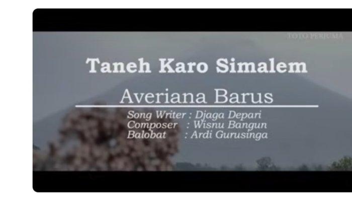 Lirik Lagu Karo Taneh Karo Simalem yang Dipopulerkan Averiana Barus ...