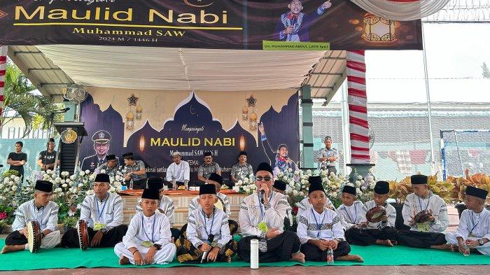 Lapas Kelas IIA Labuhan Ruku Gelar Peringatan Maulid Nabi Muhammad SAW 1446 H - Tribun-medan.com