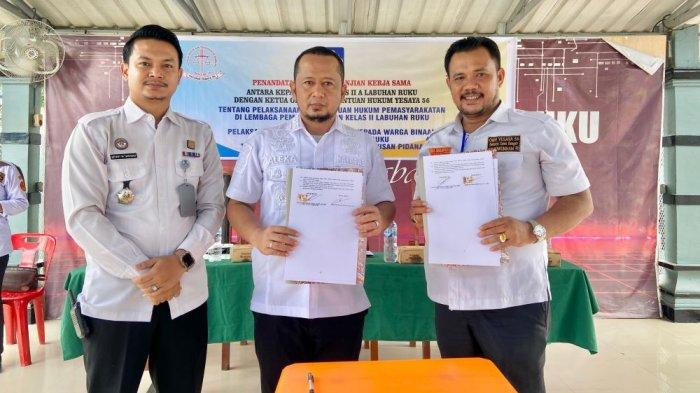 Optimalkan Pelayanan Hukum, Lapas Labuhan Ruku Jalin MoU dengan Organisasi Bantuan Hukum Yesaya ...