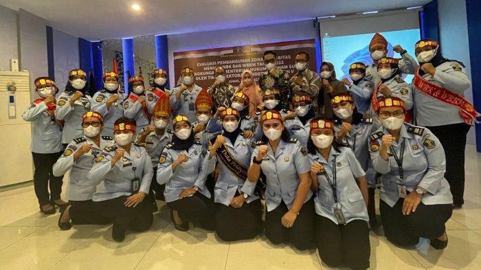 Semangat Raih Predikat WBK, Lapas Perempuan Medan Ikuti Desk Evaluasi Pembangunan Zona ...