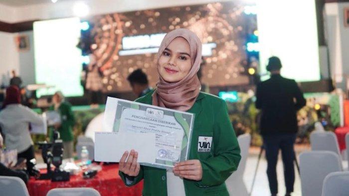 Sosok Larasati Rince Pratita Ritonga Miss Hijab Indonesia Favorit 2022 ...