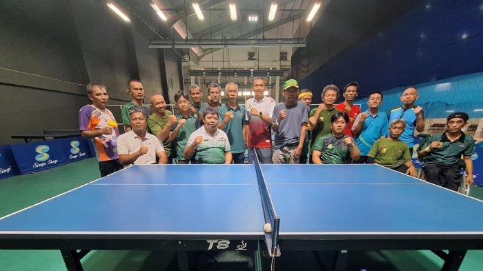 Cabor Tenis Meja NPC Sumut Genjot Persiapan Atlet Menatap Peparnas 2024 - Tribun-medan.com