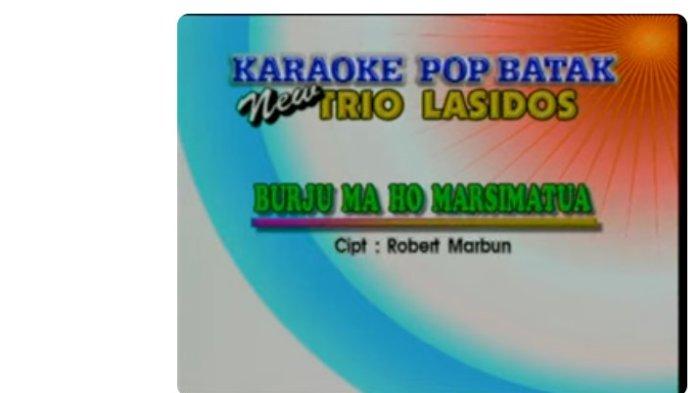 Chord dan Lirik Lagu Batak Burju Ma Ho Marsimatua, Dipopulerkan New Trio Lasidos - Tribun-medan.com