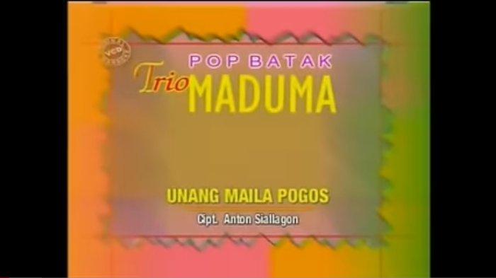 Lirik Lagu Batak Unang Maila Pogos Dipopulerkan oleh Trio Maduma - Tribun-medan.com