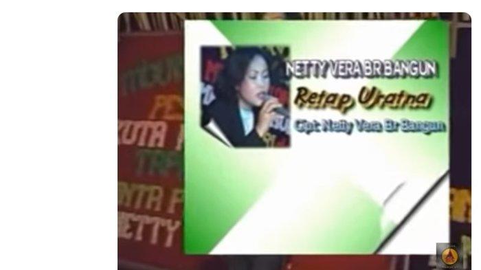 Chord dan Lirik Lagu Karo Retap Uratna Dipopulerkan oleh Netty Vera Br Bangun - Tribun-medan.com