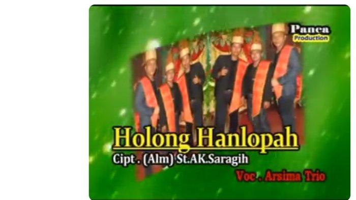 Lirik Lagu Simalungun Holong Hanlopah yang Dipopulerkan oleh Arsima Trio - Tribun-medan.com