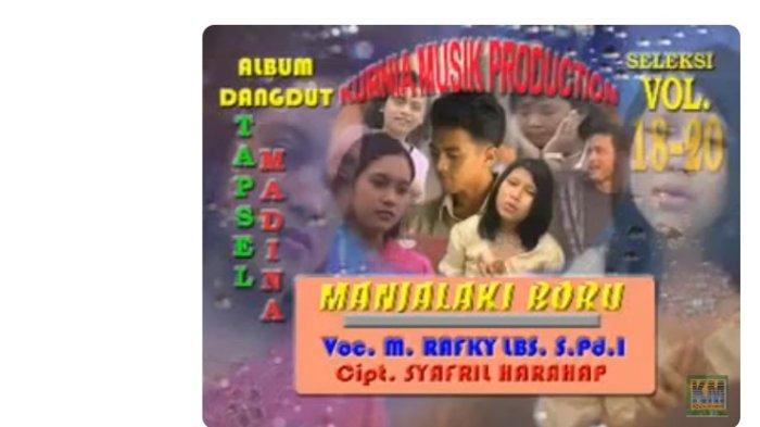 Lirik Lagu Tapsel Manjalaki Boru yang Dipopulerkan oleh M Rafky Lubis - Tribun-medan.com