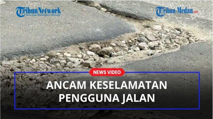 LUBANG di Jembatan Dekat Lokasi Wisata Air Terjun Lae Pandaroh Ancam ...
