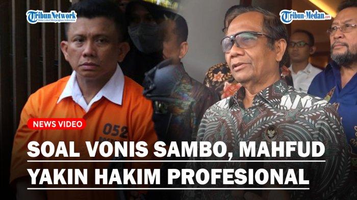Mahfud Md Angkat Bicara Soal Vonis Ferdy Sambo Yakini Hakim Bekerja