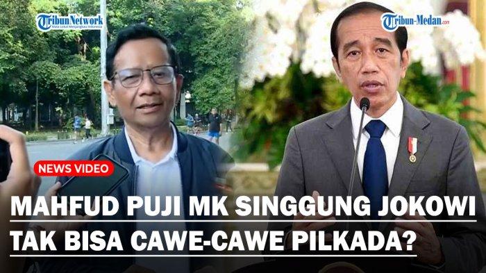 MAHFUD MD Puji MK Soal Ambang Batas Parlemen Hingga Singgung Jokowi Tak Bisa Cawe-cawe Pilkada ...