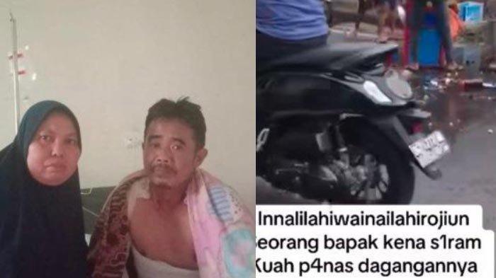 MALANGNYA Penjual Pentol Kesiram Kuah Panas Usai Ditabrak Sapi, Sekujur ...