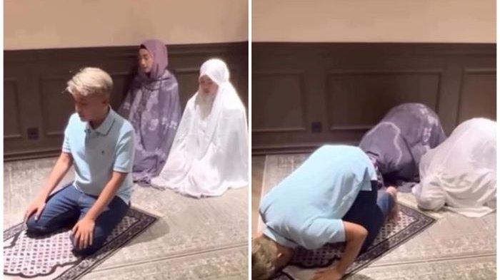 MOMEN Ruben Onsu Imami Desy Ratnasari Salat Usai Resmi Mualaf, Ngaku Sering Curhat Sejak Belum ...