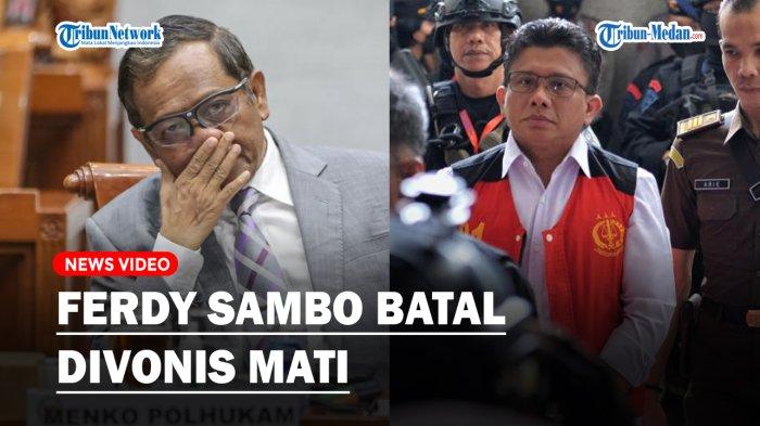 RESPON Mahfud MD setelah MA Anulir Hukuman Mati Ferdy Sambo - Tribun-medan.com