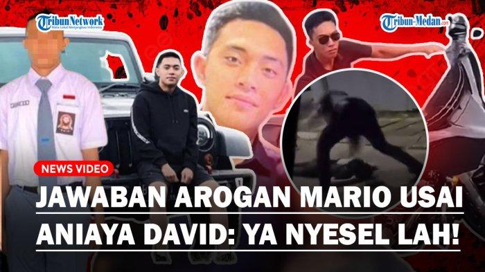Jawaban Arogan Mario saat Ditanya Polisi Apa Menyesal Aniaya David: Ya Nyesal Lah! - Tribun ...