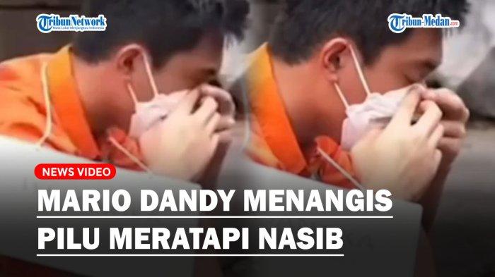 Detik-detik Mario Dandy Menangis Sesenggukan Meratapi Nasib Tindakan Brutal Pukuli David Hingga ...