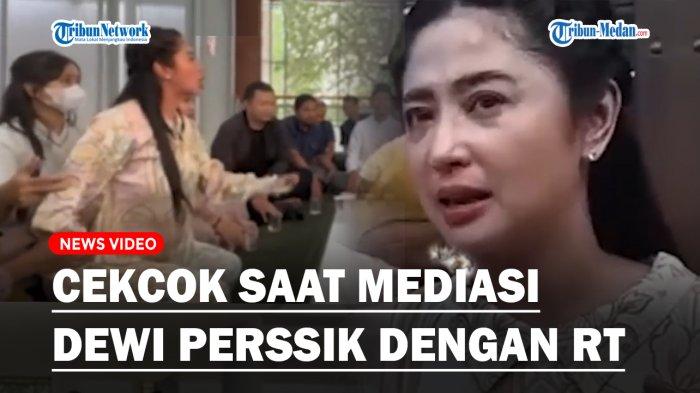 Cekcok saat Mediasi Antara Dewi Perssik dengan Ketua RT, Hingga Aparat TNI-Polri Ikut Berjaga ...