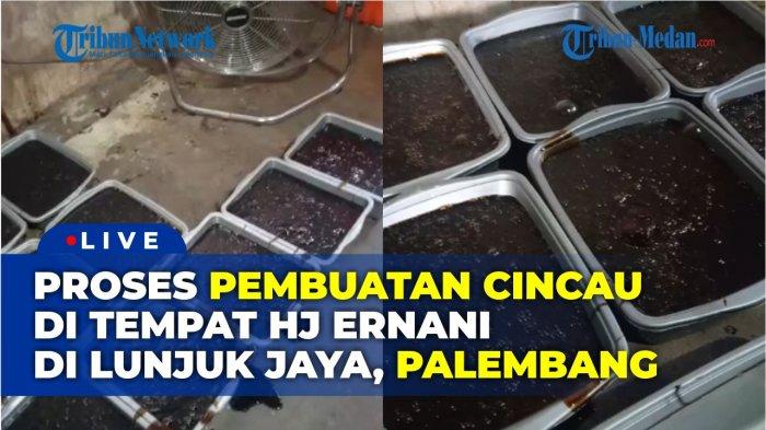 Proses Pembuatan Cincau Hj Ernani di Daerah Lunjuk Jaya Kota Palembang ...