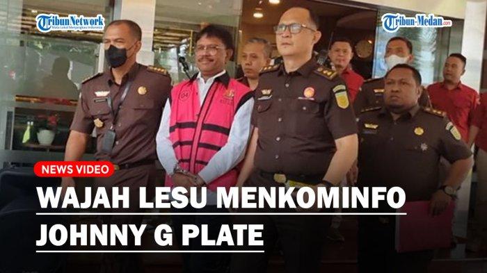 Wajah Lesu Menkominfo Johnny G Plate Setelah Jadi Tersangka Korupsi BTS Rp 8 Triliun! - Tribun ...
