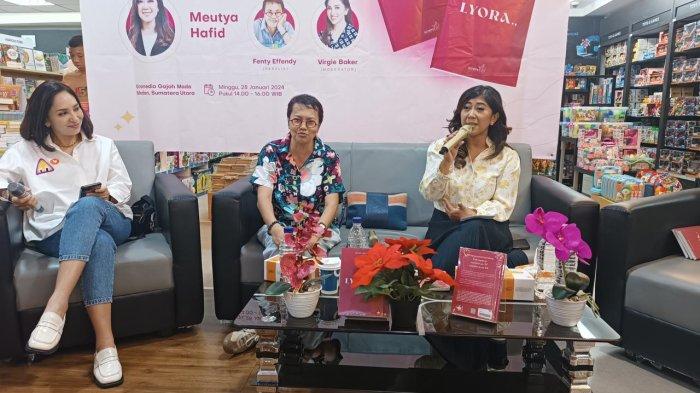 LYORA, Buku Kisah Meutya Hafid Sebagai Pejuang Dua Garis Biru Rilis di Kota Medan - Tribun-medan.com