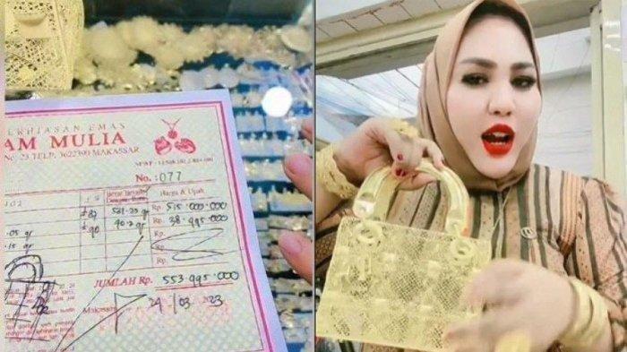 MIRA Hayati Lagi-lagi Buat Geger,Pergi ke Toko Emas Bawa Koper Isi ...