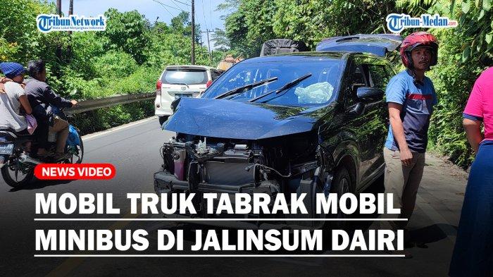 Terjadi Kecelakaan Mobil Truk Tabrak Mobil Xenia di Jalan Lintas ...