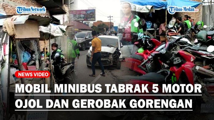 Diduga Mengantuk, Pengemudi Mobil Tabrak Gerobak Gorengan Hingga 5 ...