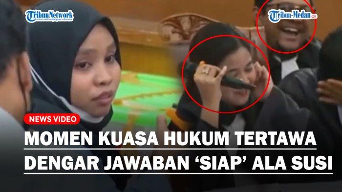 Momen Kuasa Hukum Ricky Rizal Tertawa saat Dengar Jawaban ‘Siap’ dari Susi - Tribun-medan.com