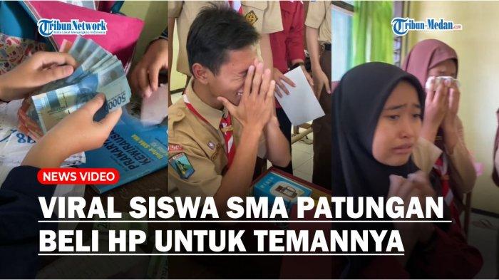 Momen Manis Siswa SMA Patungan Demi Beli HP untuk Temannya - Tribun ...
