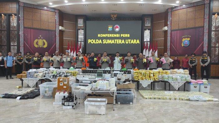 Selama 6 Bulan di Tahun 2025, Polda Sumut Gagalkan Peredaran 1,2 Ton Sabu-sabu - Tribun-medan.com