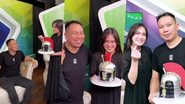 Hot Mama Kasih Kejutan di Hari Ulang Tahun, Vicky Prasetyo Sang Gladiator Tersenyum Nakal ...