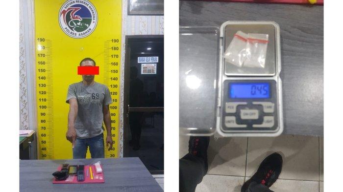 Satres Narkoba Polres Asahan Amankan Pengedar Sabu di Jalan Hassanudin - Tribun-medan.com