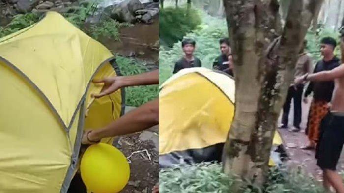 NASIB Pasangan Sejoli Mesum di Perkemahan, Tenda Kuning Bergoyang Jadi Tontonan dan Digerebek ...