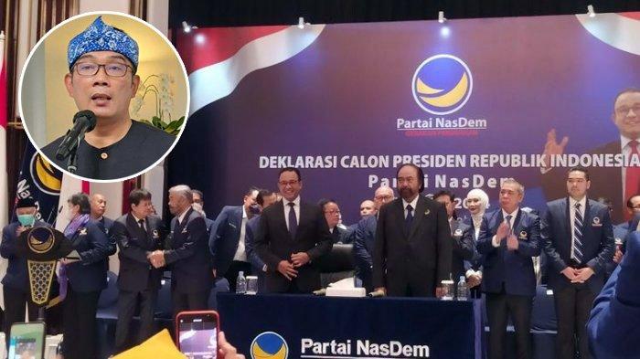 Nasdem Resmi Dukung Anies Baswedan Capres 2024, Tegas Ingatkan Ridwan Kamil Jangan Ikut ...