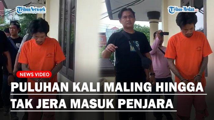PULUHAN KALI MALING di Medan Hingga Tak Jera Masuk Penjara Residivis Ini 'Didor' Polisi - Tribun ...